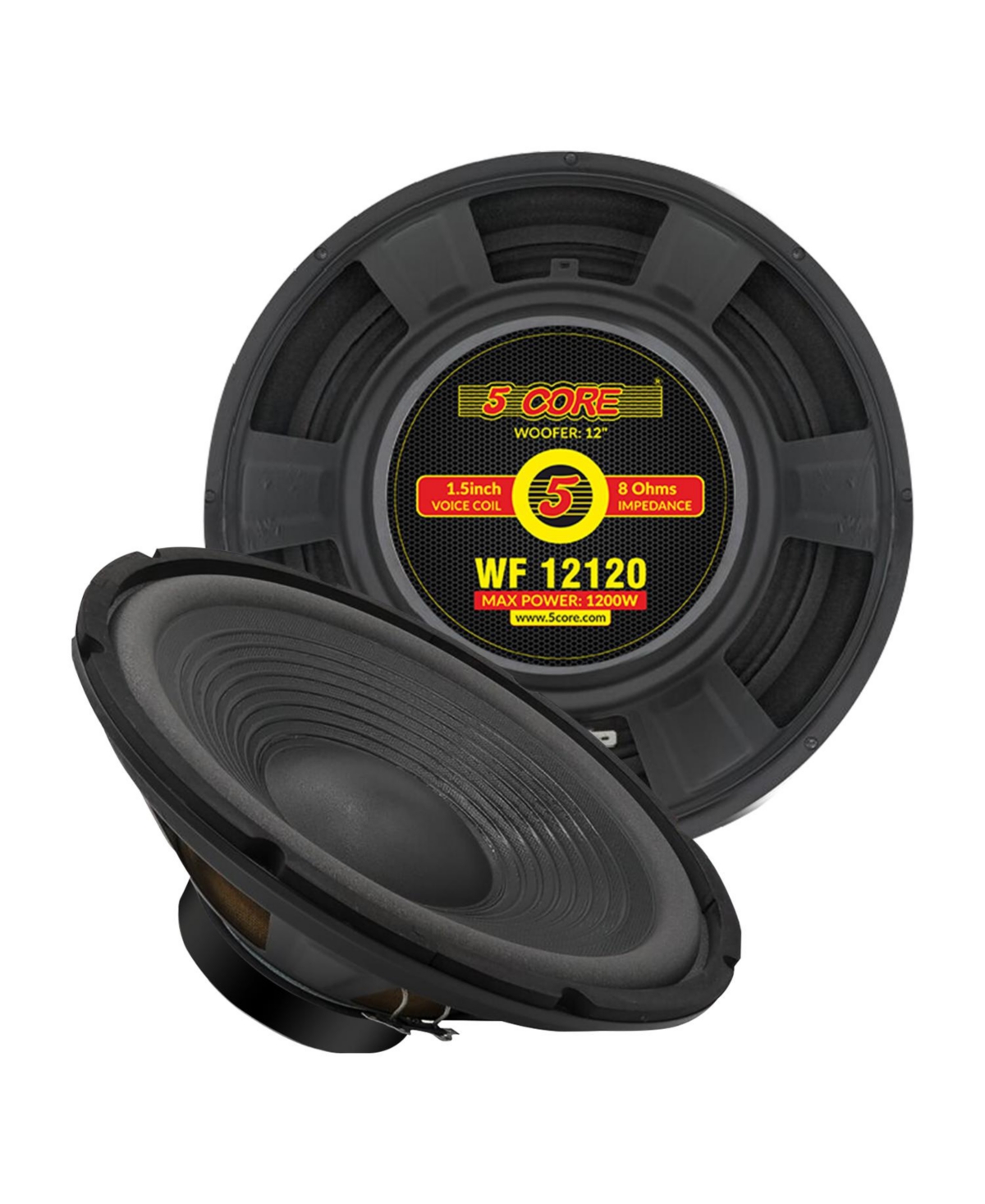 Click here for 5 Core 12 Inch Subwoofer 1200W Pa Dj 8 Ohm Deep Ba... prices
