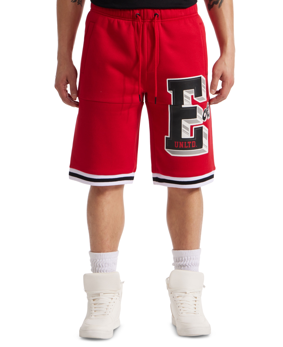 Click here for Ecko Unltd Mens Dual Vision Striped Detail Shorts... prices