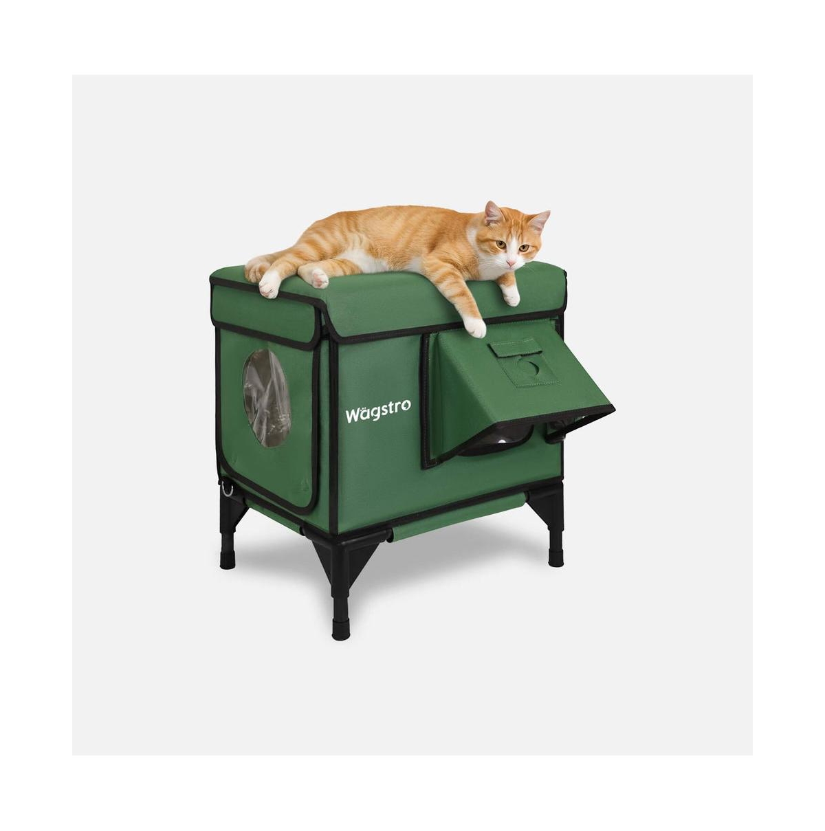 Click here for AllGuard Outdoor Heated Cat House – Night C... prices