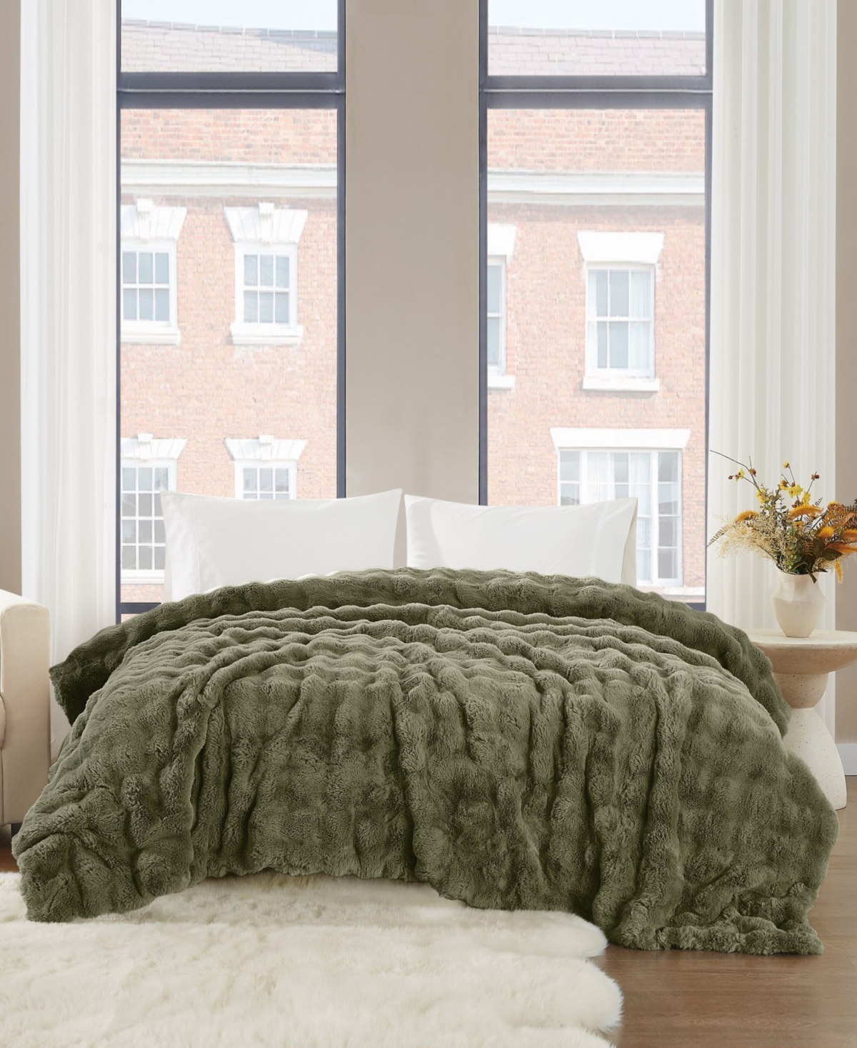 Click here for Brooklyn Loom Bubble Bed Blanket  Twin/Twin Xl - G... prices