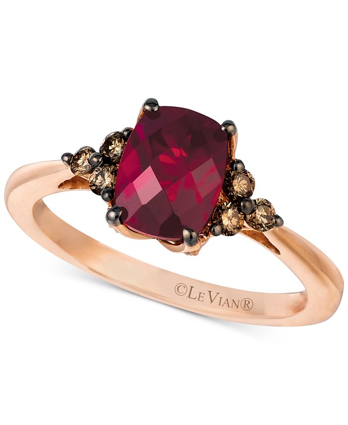 Le Vian Chocolatier® Raspberry Rhodolite® Garnet (1-1/4 ct. t.w.) and ...