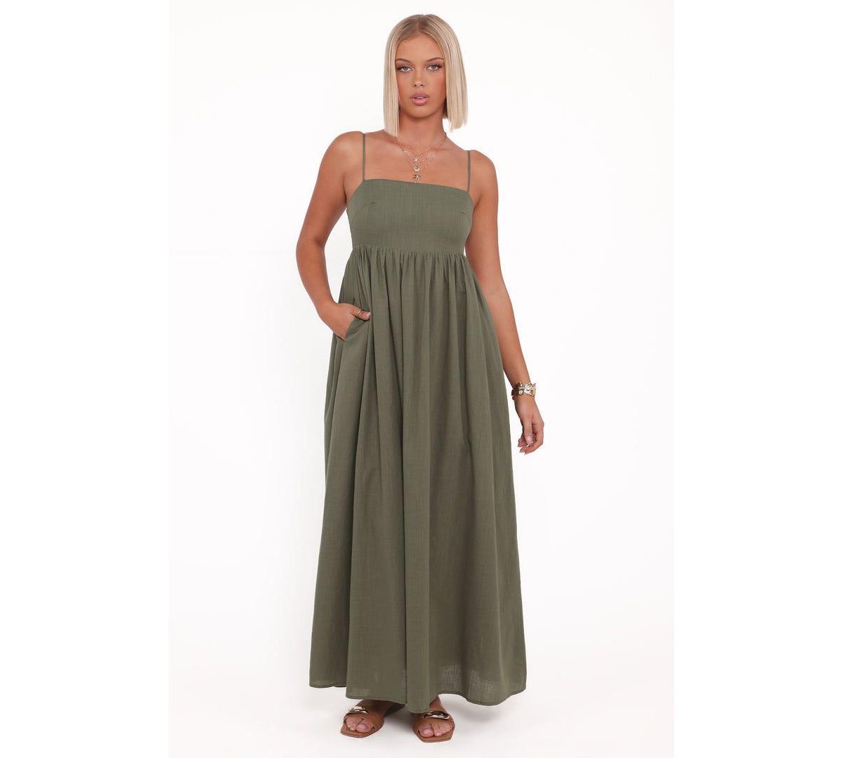 Click here for Petal and Pup Womens Palm Odessa Maxi Dress - Palm... prices