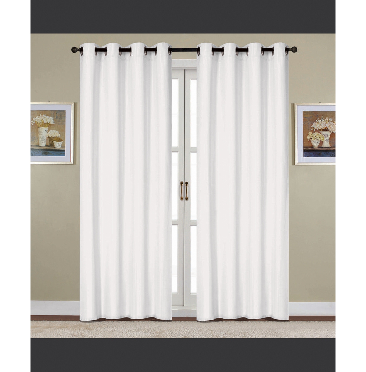 Click here for Rt Designers Collection Kennedy Grommet Curtain Pa... prices