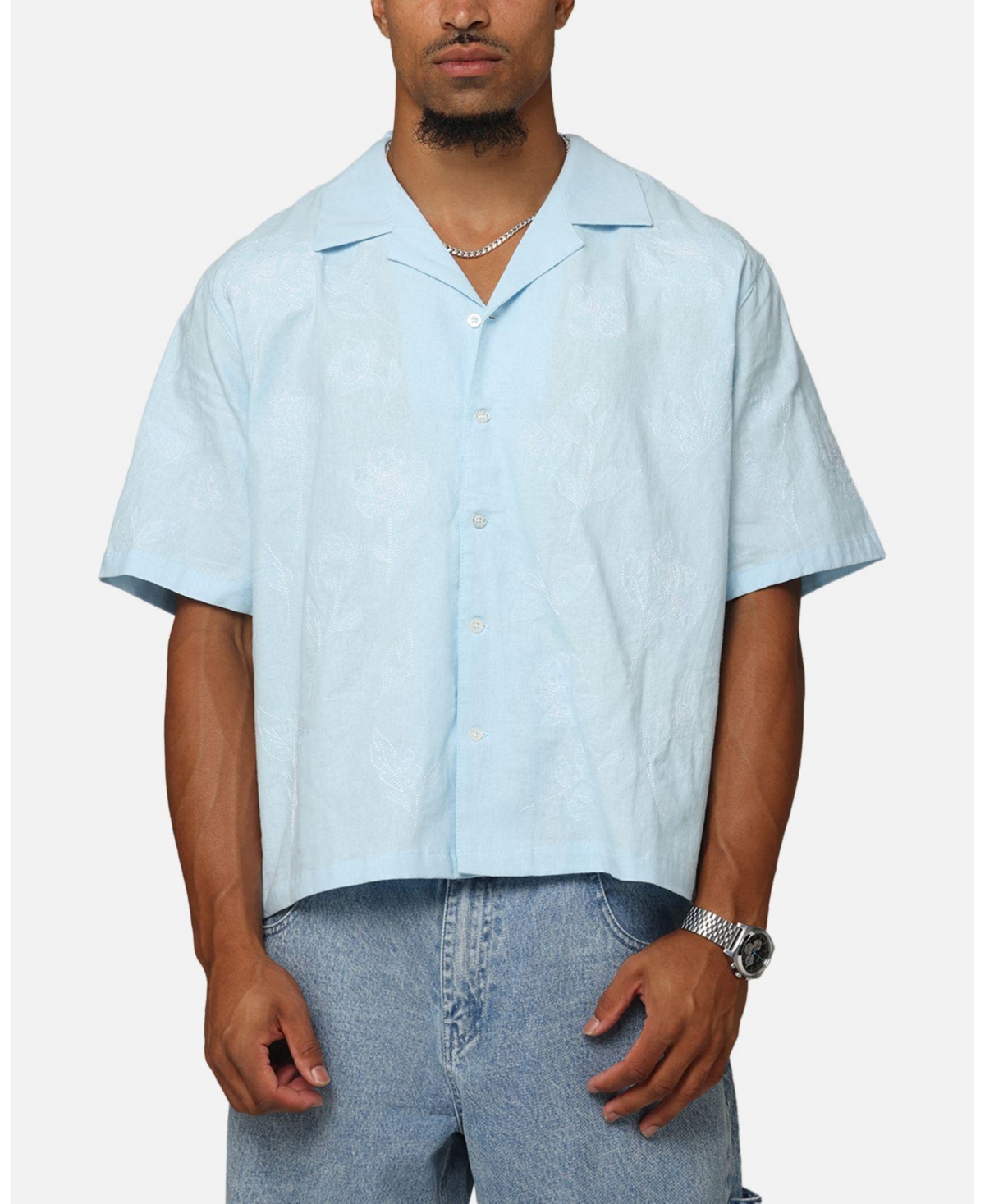 Click here for Carre Mens Posy Button Up Shirt prices
