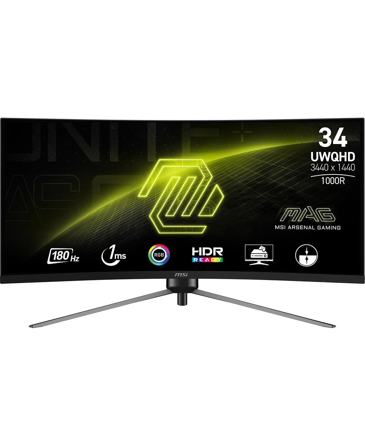 Click here for Msi Mag 345CQR 34" 21:9 Uwqhd 180Hz Curved Va... prices