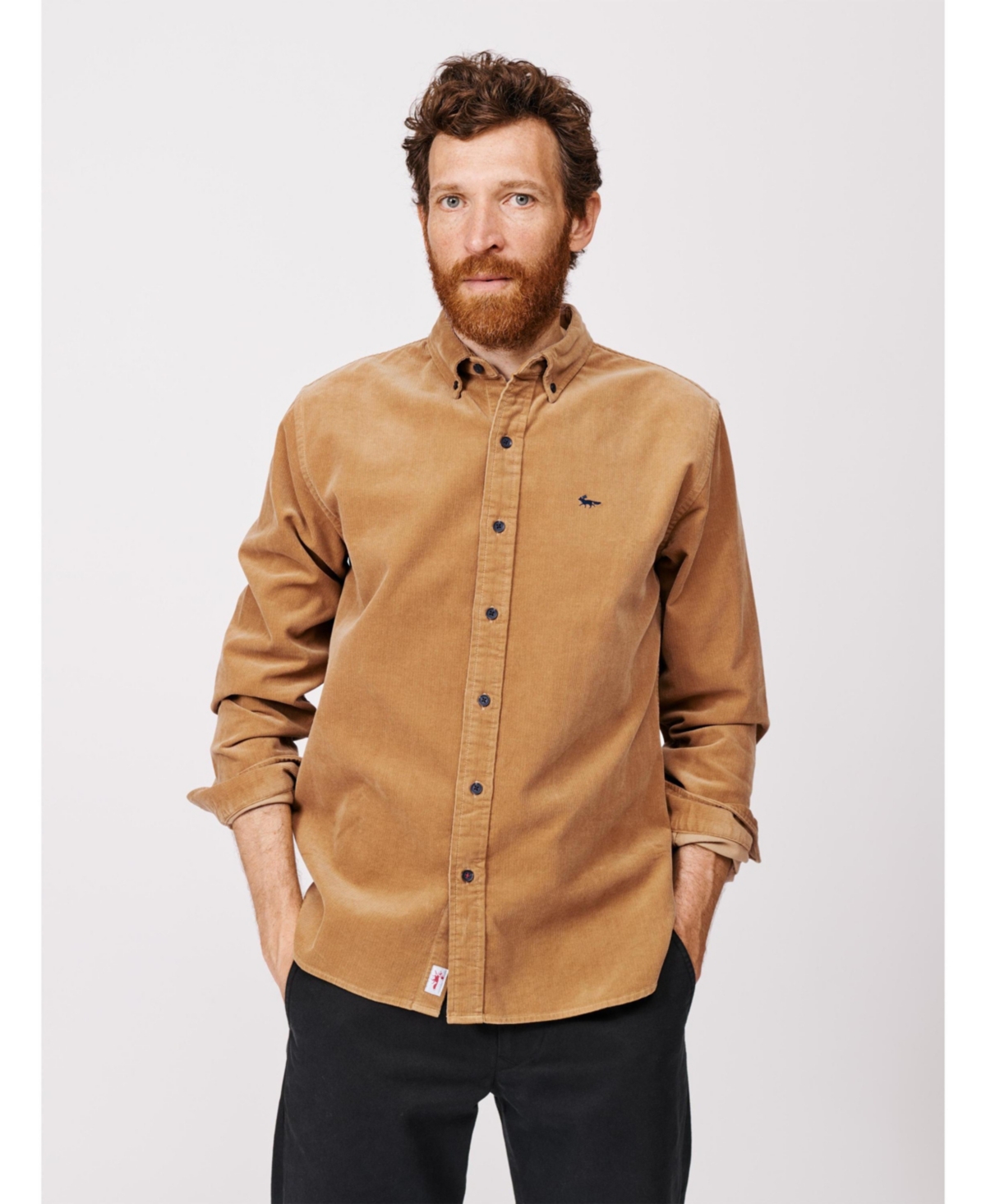 Click here for Aubin Mens Haworth Corduroy Shirt - Dijon prices