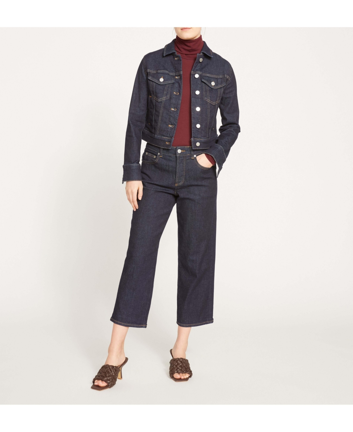 Click here for Universal Standard Plus Size Kelsey Denim Jacket -... prices