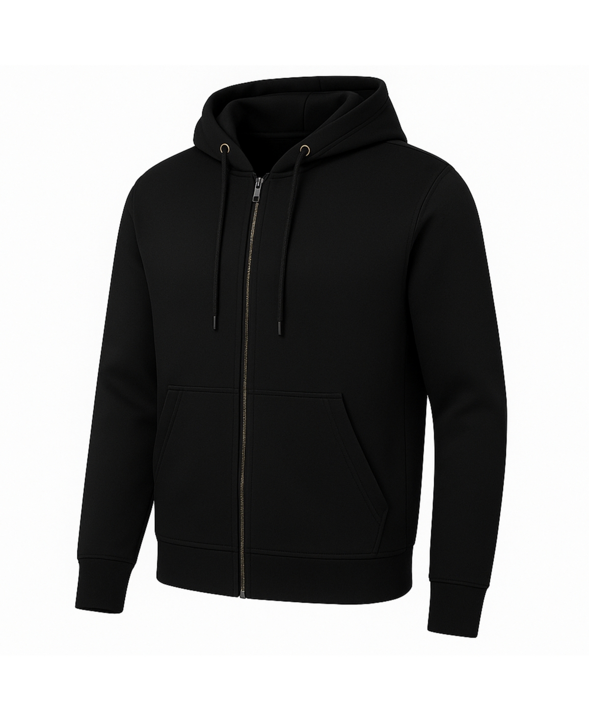 Click here for Blue Ice Mens Full-Zip Long-Sleeve Hoodie - Black prices
