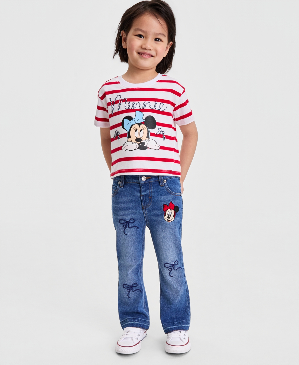 Click here for Disney Girls 2T-6X Minnie Mouse T-Shirt and Flare... prices