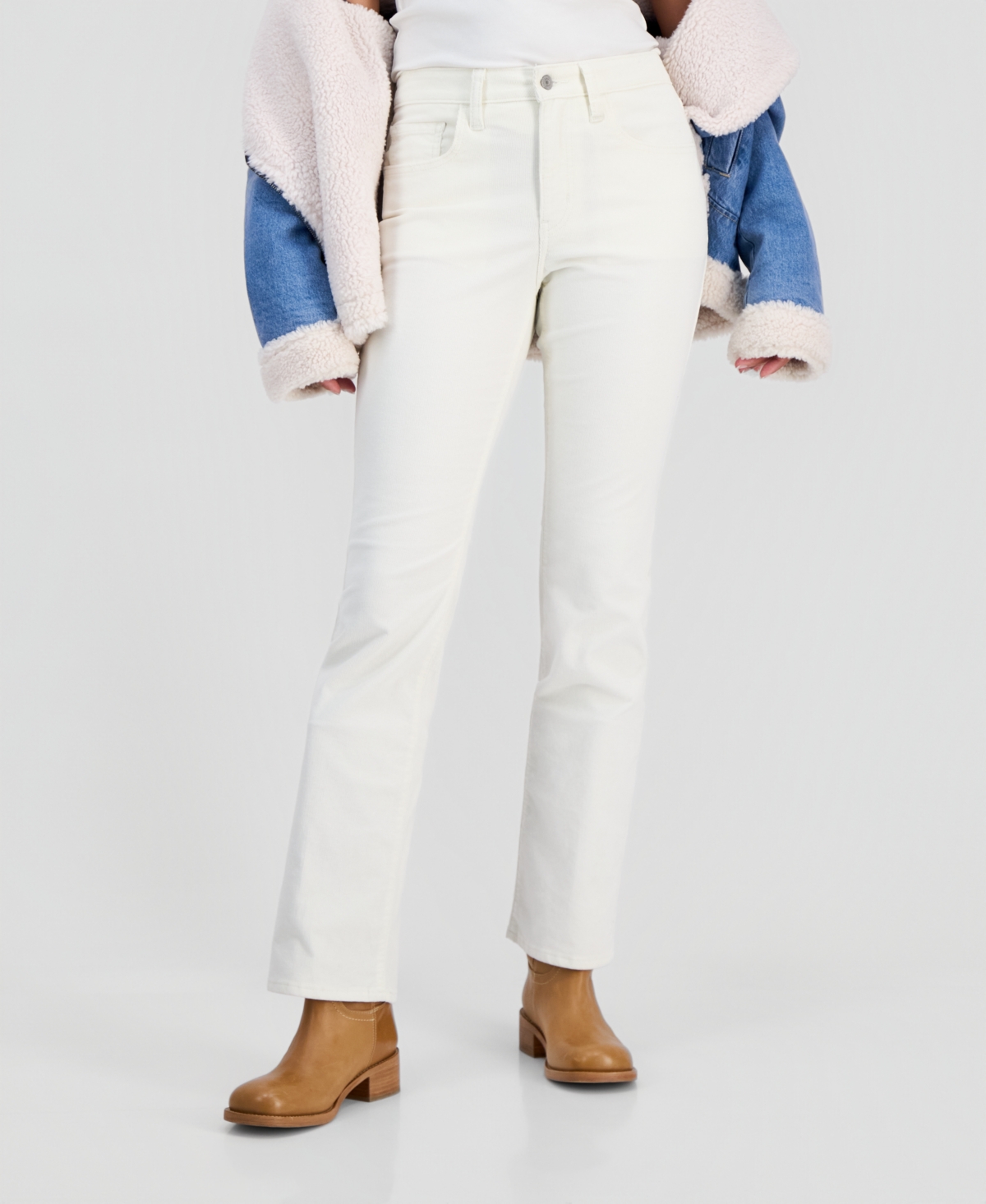 Click here for Levis 725 High-Waist Classic Stretch Bootcut Jeans... prices