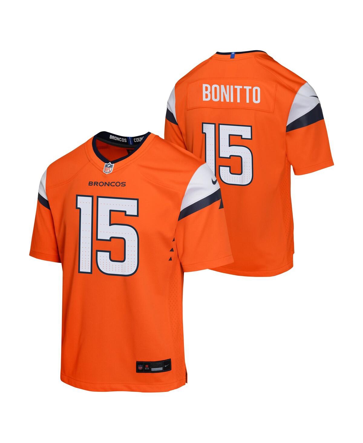Click here for Nike Big Boys and Girls Nik Bonitto Orange Denver... prices