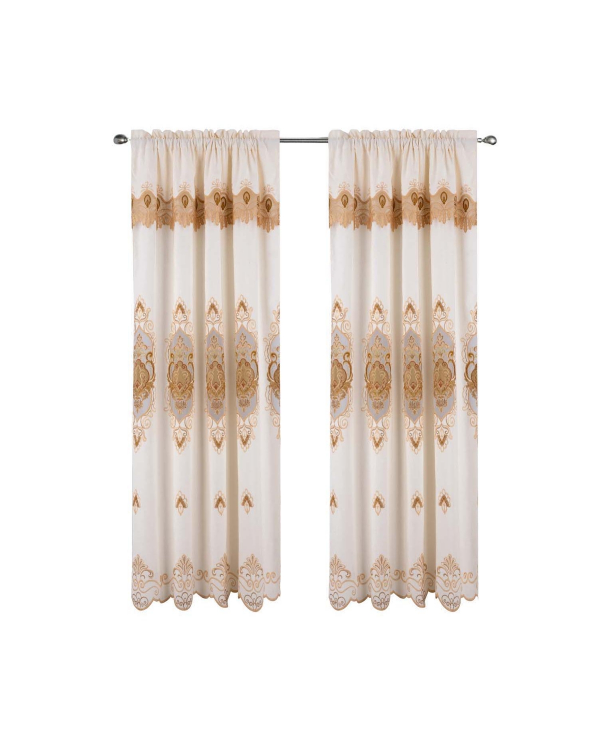 Click here for Rt Designer Collection Betsy Macrame Rod Pocket Cu... prices