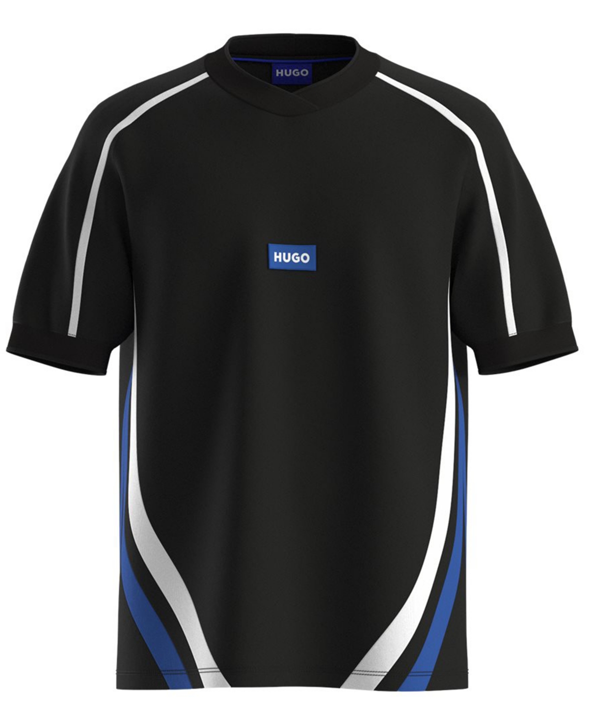 Click here for Hugo Boss Mens V-Neck T-Shirt - Black prices