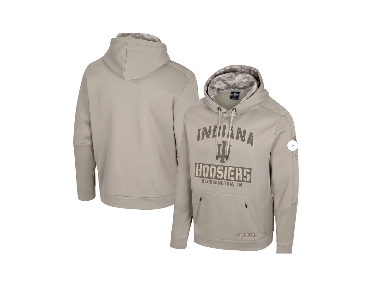 Click here for Colosseum Mens Oatmeal Indiana Hoosiers Operation... prices