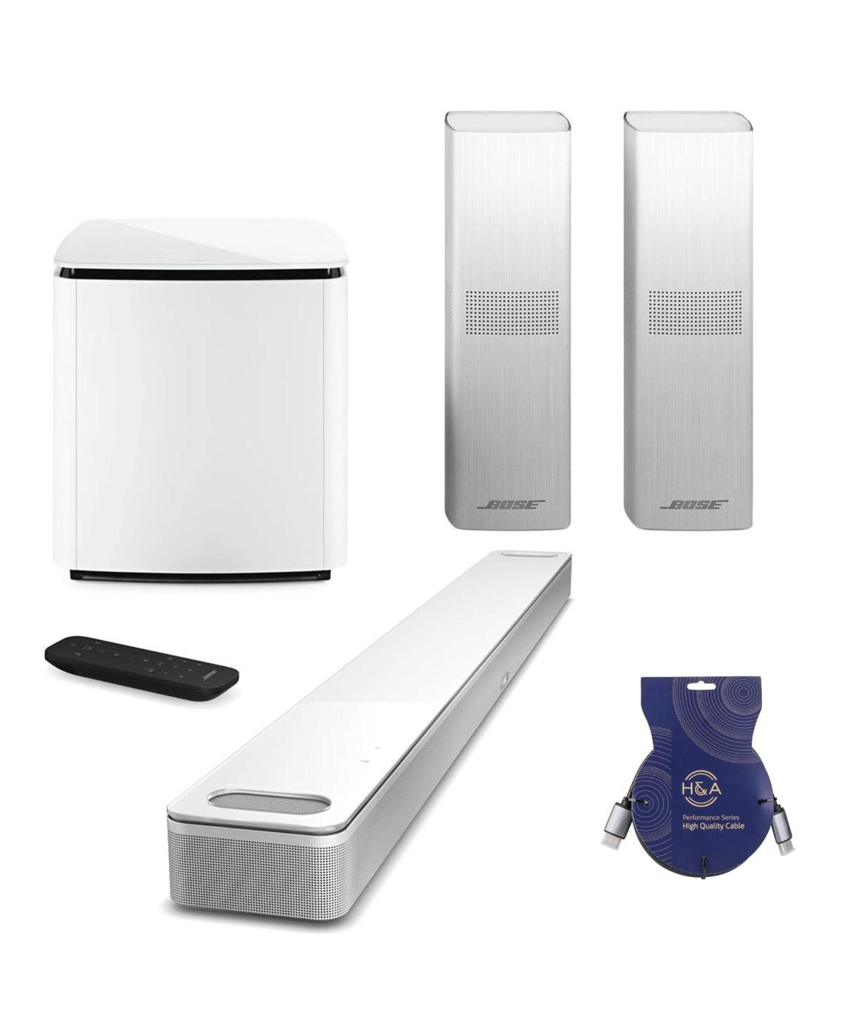 Click here for Bose Smart Ultra Dolby Atmos Soundbar  White  Bund... prices