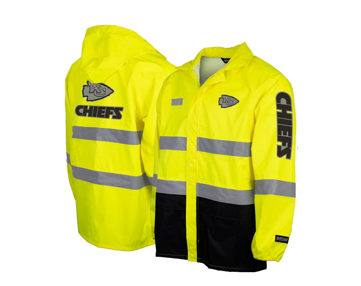 Click here for Mens Yellow Green Bay Packers Hi-Vis Safety Waterp... prices