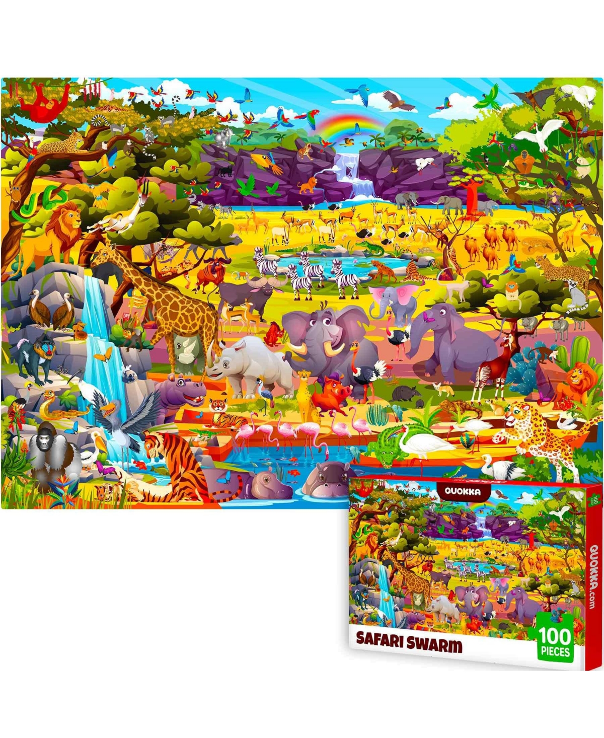 Click here for Quokka 100 Piece Puzzles for Kids Ages 6-8 –... prices