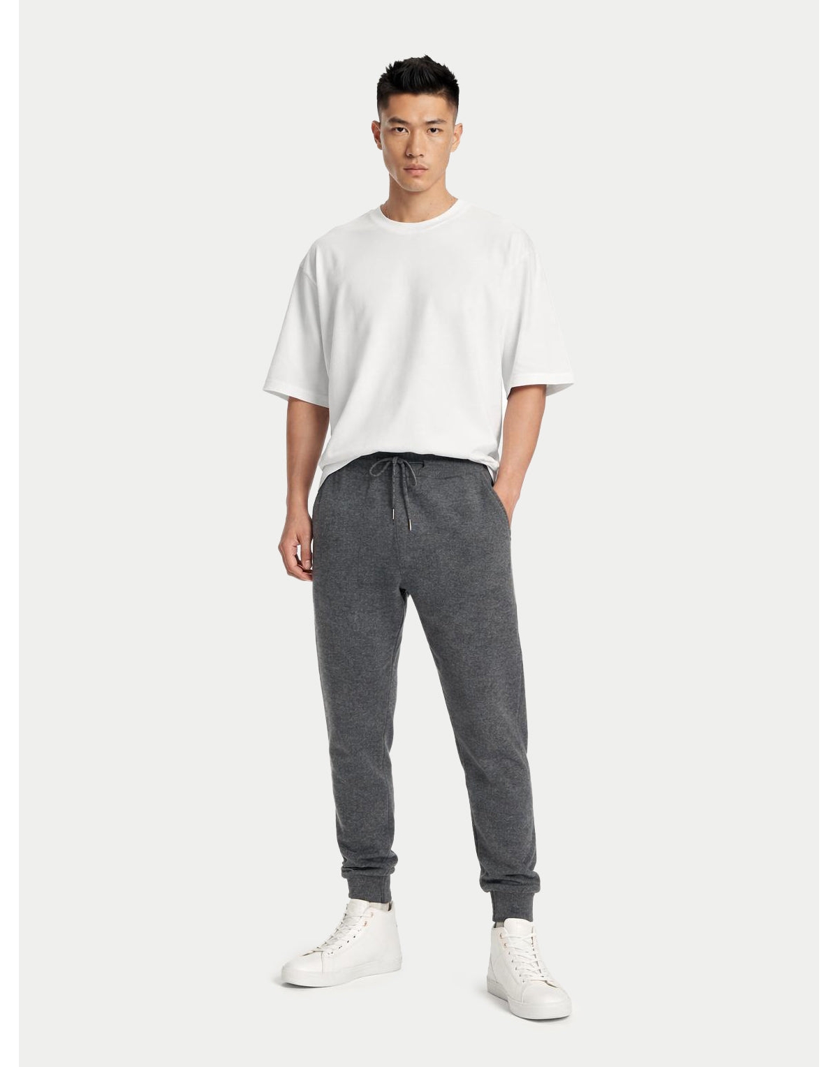 Click here for Gobi Cashmere 100 Mens Cashmere Jogger - Gray-cast... prices