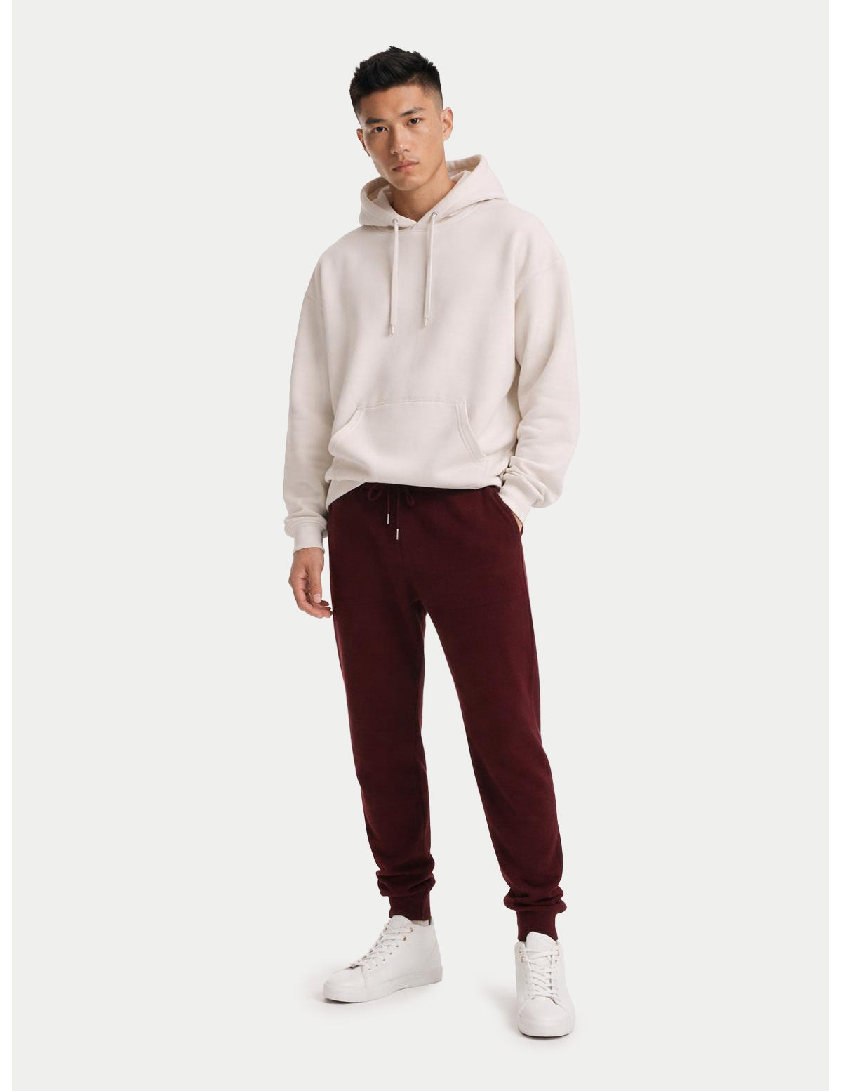 Click here for Gobi Cashmere 100 Mens Cashmere Jogger - Purple-bl... prices