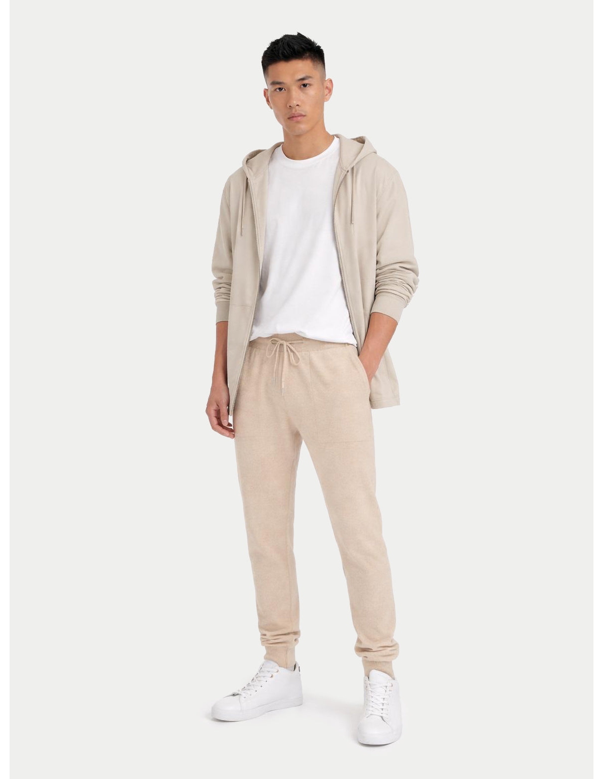 Click here for Gobi Cashmere 100 Mens Cashmere Jogger - Neutral-n... prices