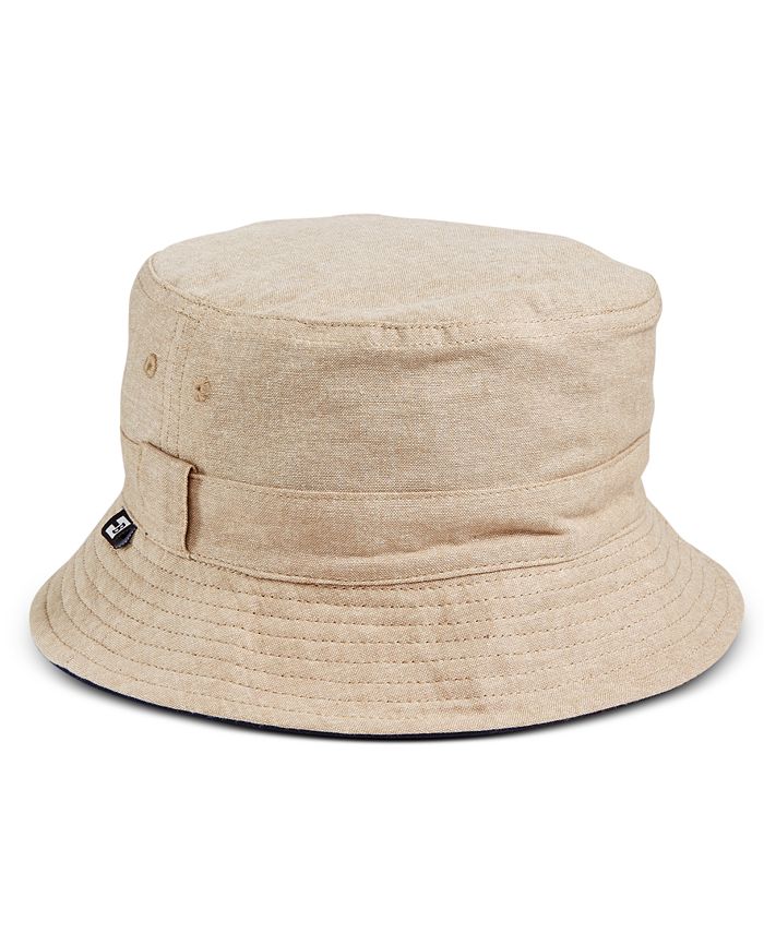 B BLOCK Headwear Men's Reversible Chambray Bucket Hat - Macy's