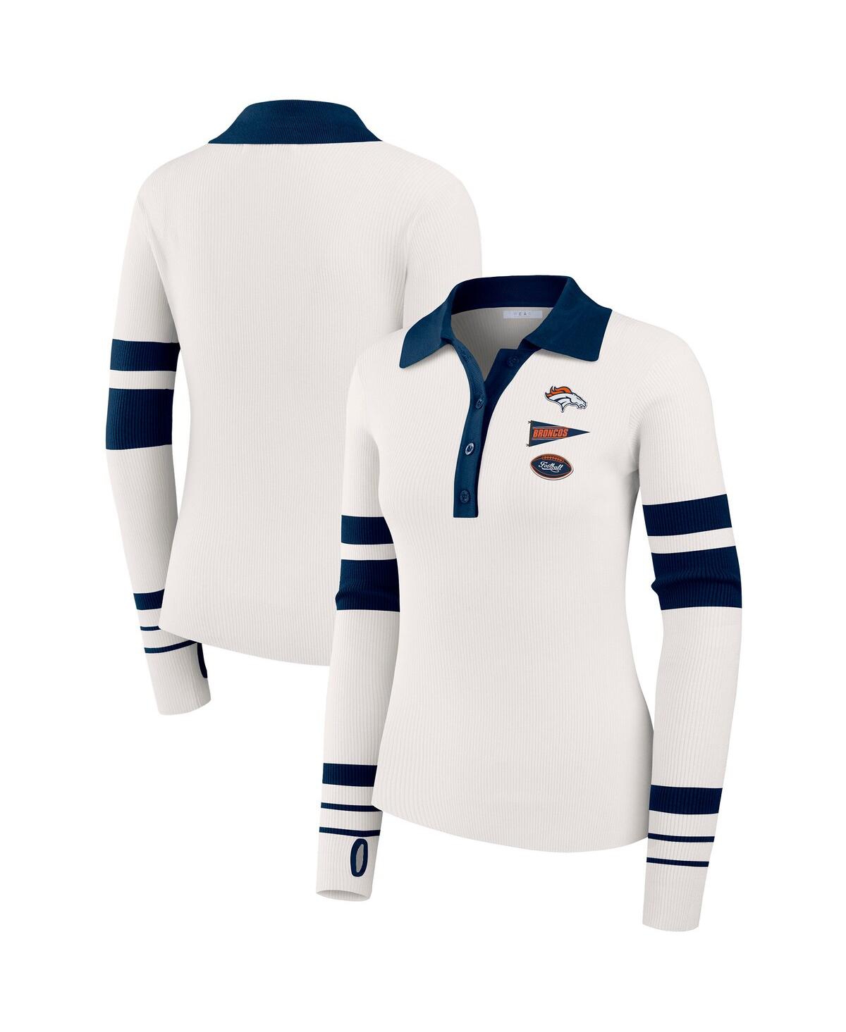 Click here for Wear by Erin Andrews Womens White Denver Broncos R... prices