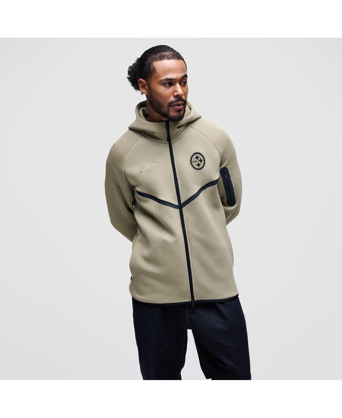 Click here for Nike Mens Olive Pittsburgh Steelers Tech Fleece Fu... prices
