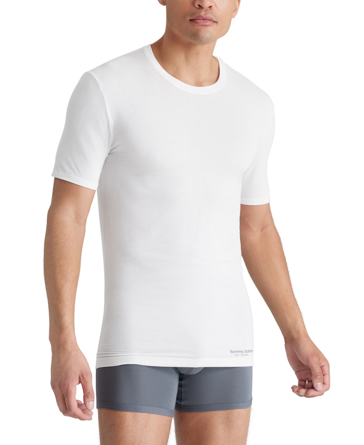 Click here for Tommy John Mens Stay Tucked Crewneck Undershirt  P... prices