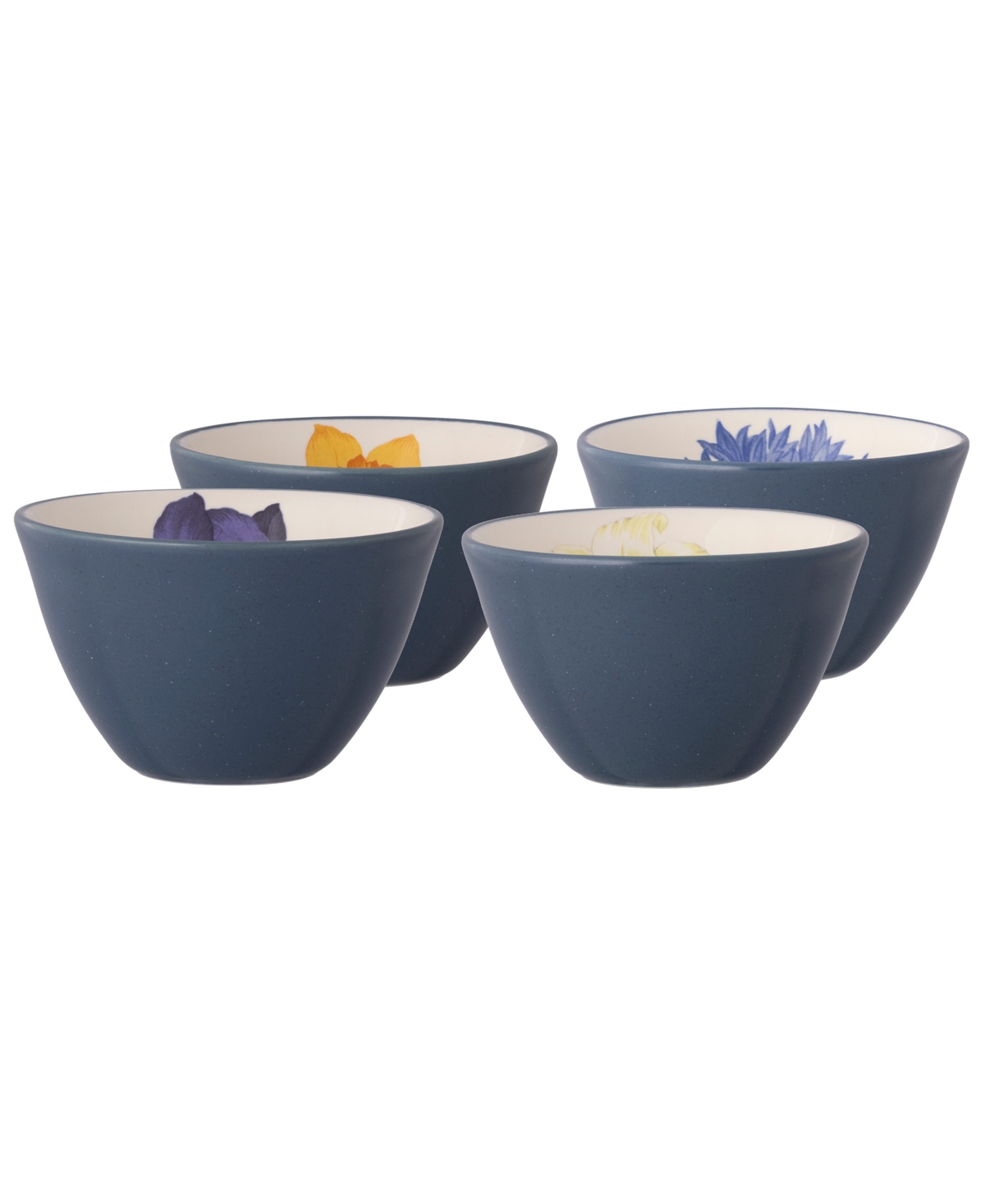 Click here for Noritake Colorwave Mini Floral Bowls  Set of 4 - B... prices