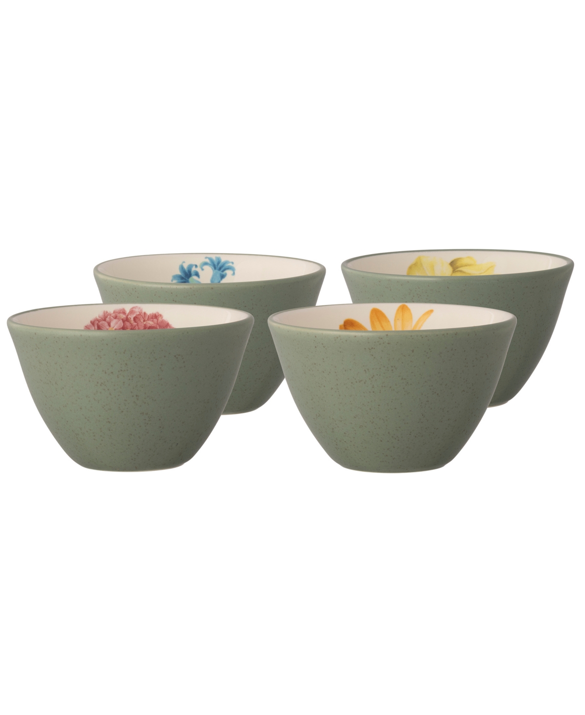 Click here for Noritake Colorwave Mini Floral Bowls  Set of 4 - G... prices