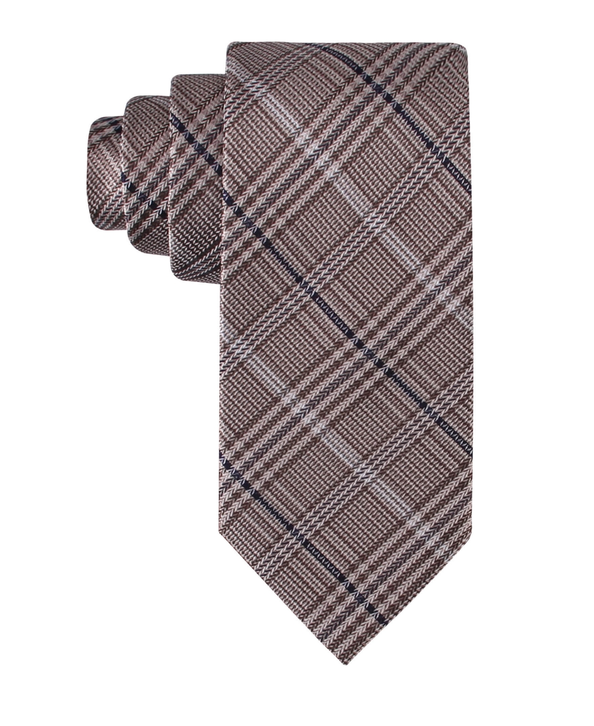 Click here for Tommy Hilfiger Mens Jeffrey Plaid Tie - Light Beig... prices
