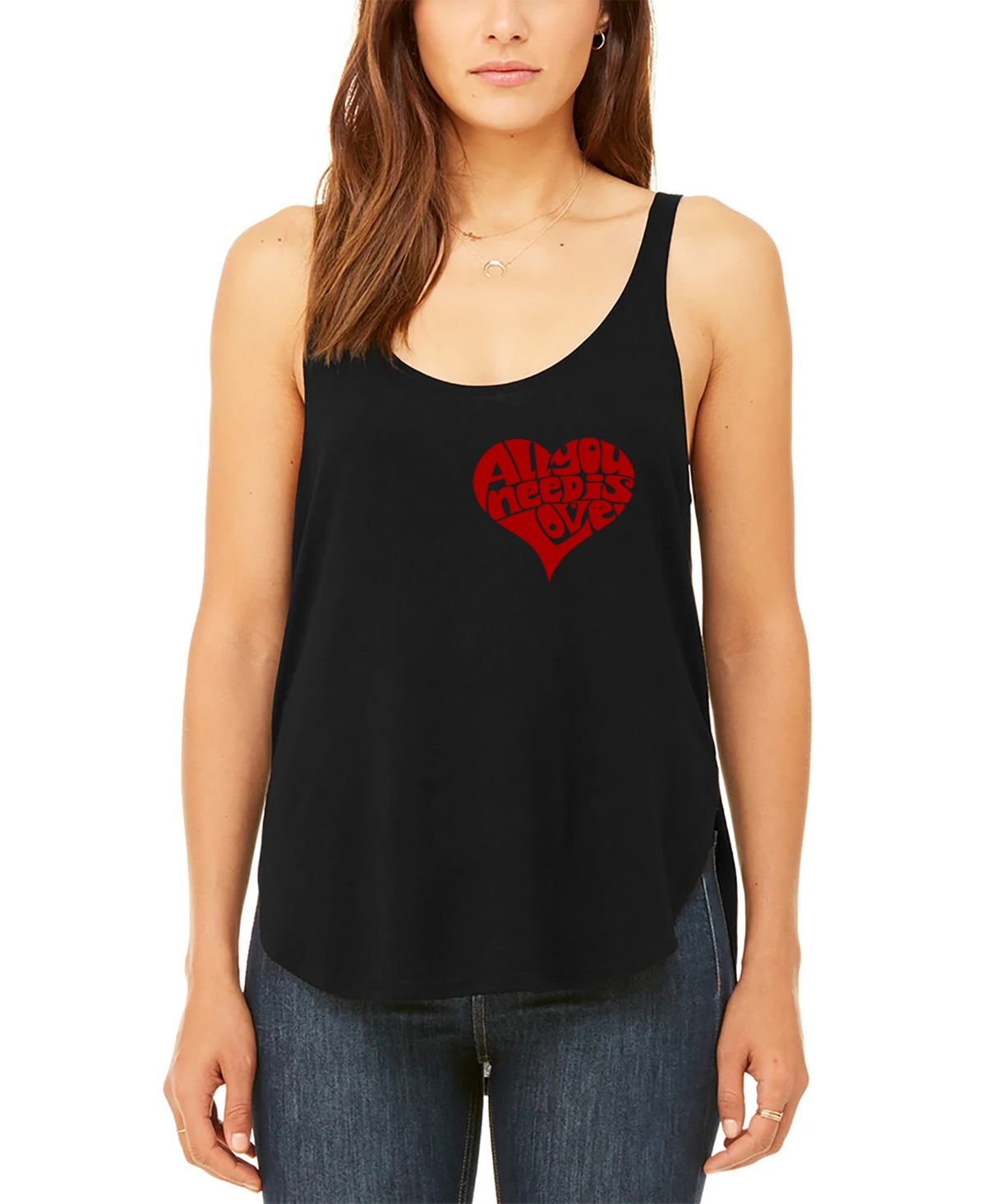 Click here for La Pop Art Womens All You Need is Love Premium Wor... prices