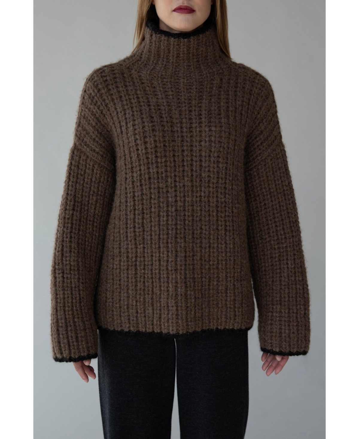 Click here for Sskein Womens Sylvie Handknit Pullover - Saddle prices