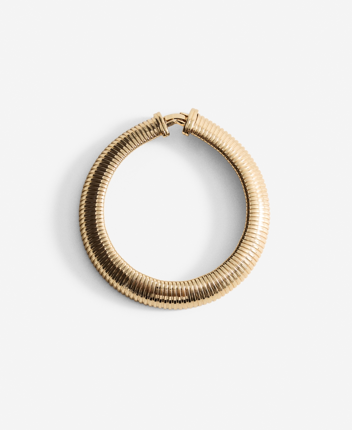 Click here for Mango Womens Metal Collar Choker - Gold prices