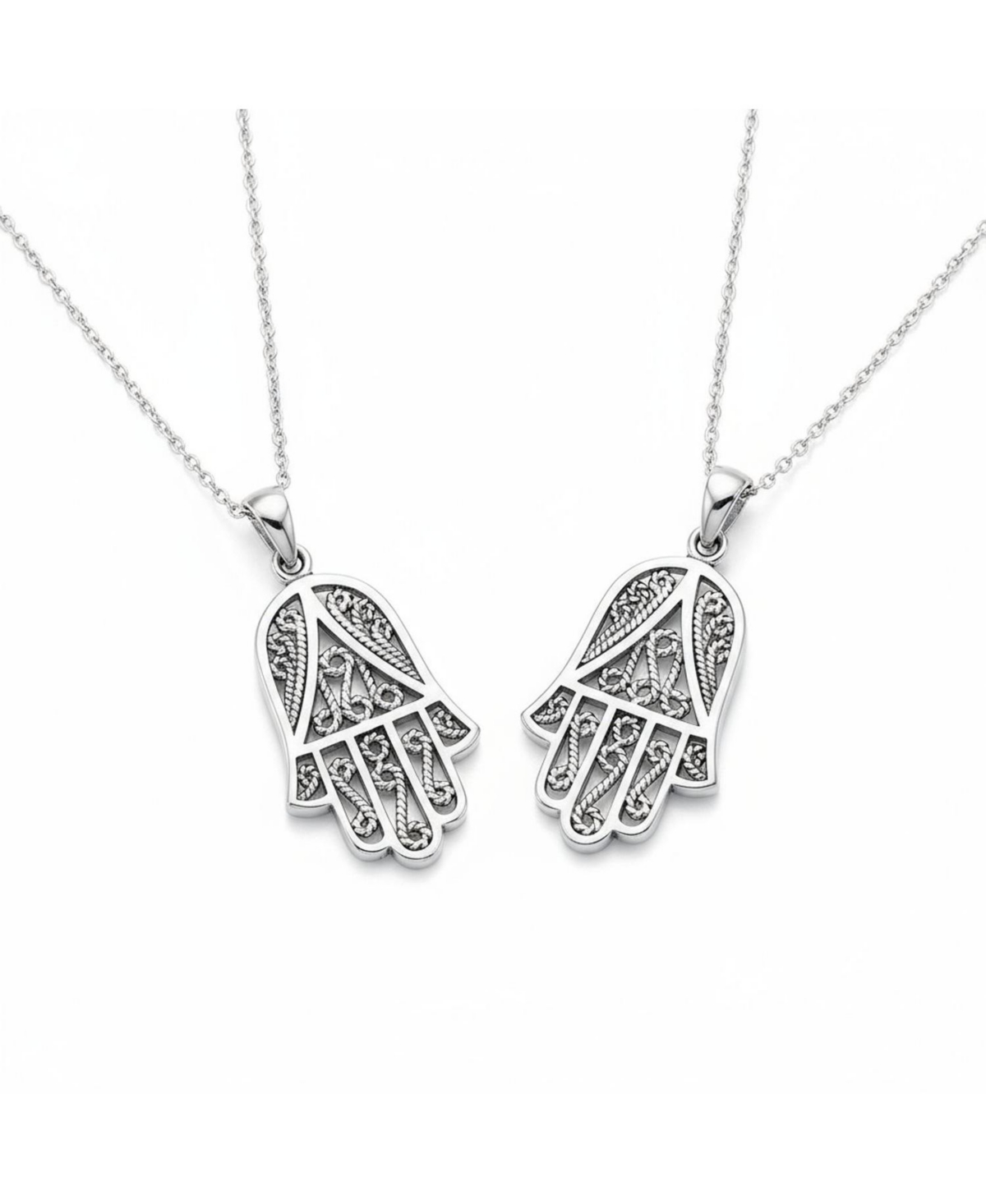 Click here for Bling Jewelry Set of 2 Yoga Delicate Filigree Swir... prices