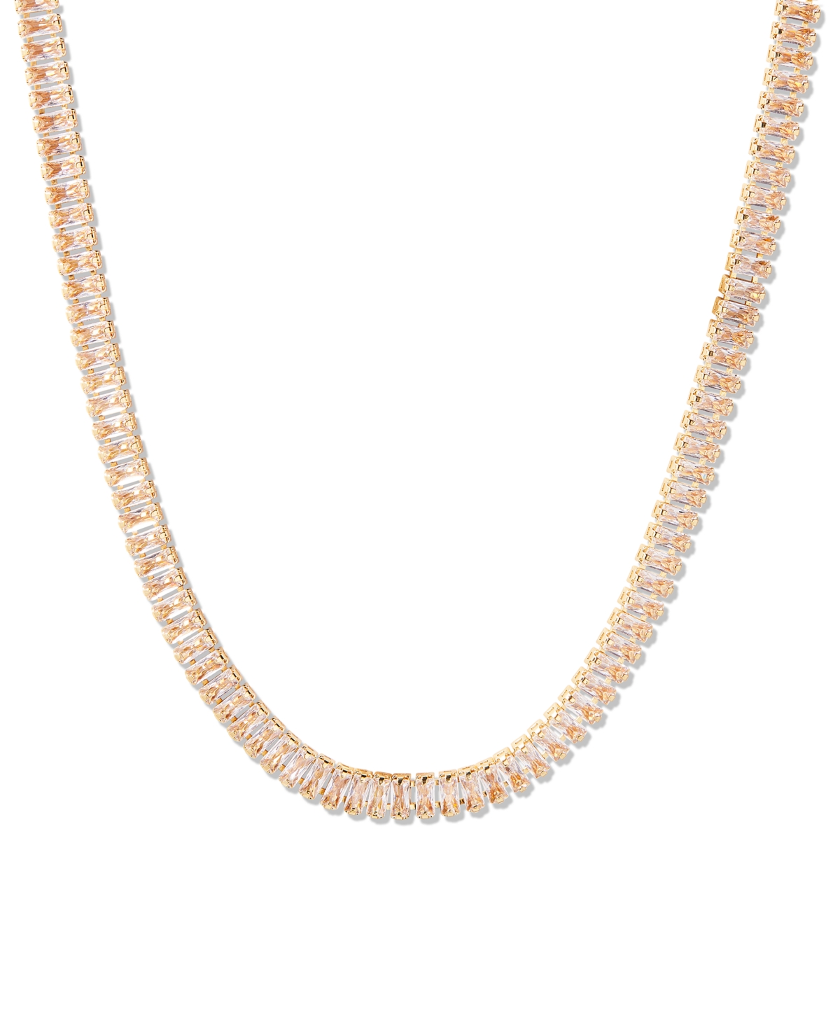 Click here for brook & york Priya Tennis Necklace - Gold prices