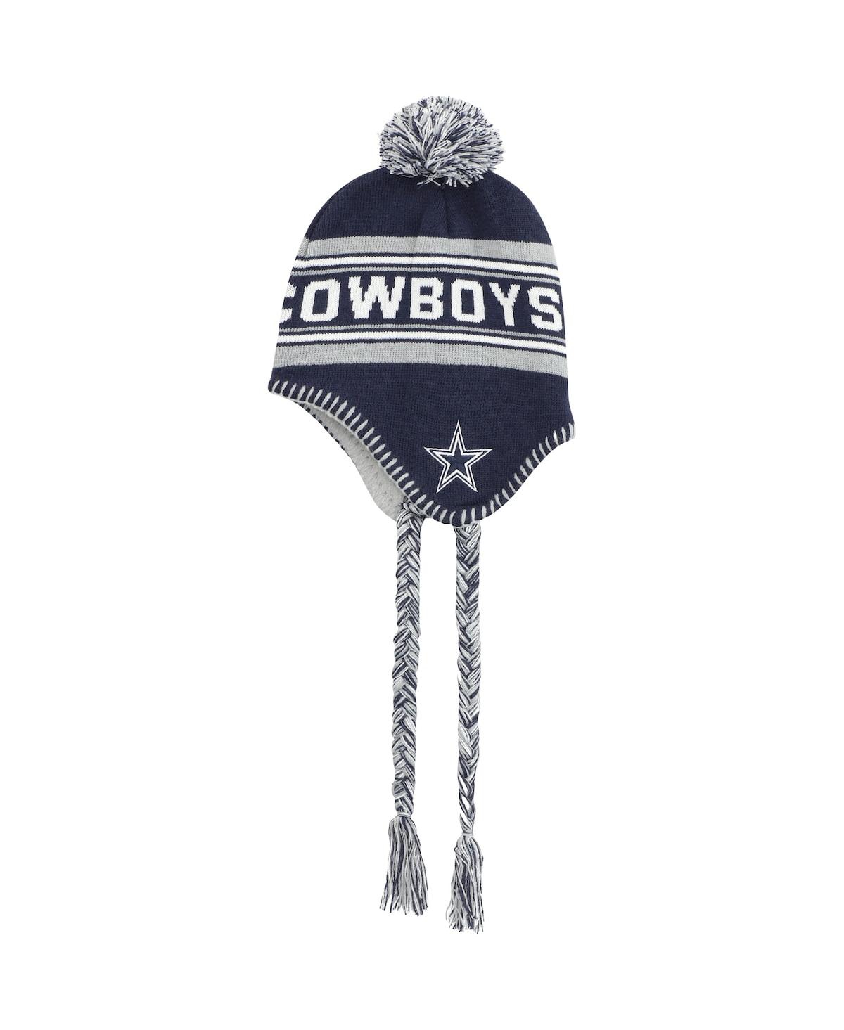 Click here for Youth Navy Dallas Cowboys Jacquard Tassel Knit Hat... prices