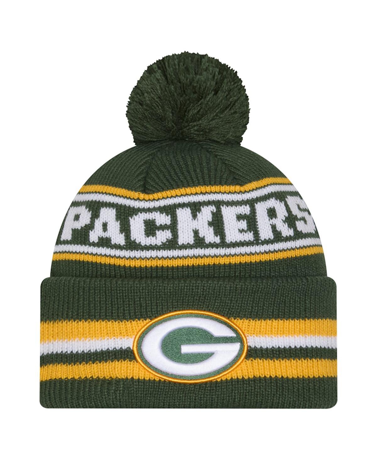 Click here for Mens Green Green Bay Packers Classic Cuffed Knit H... prices