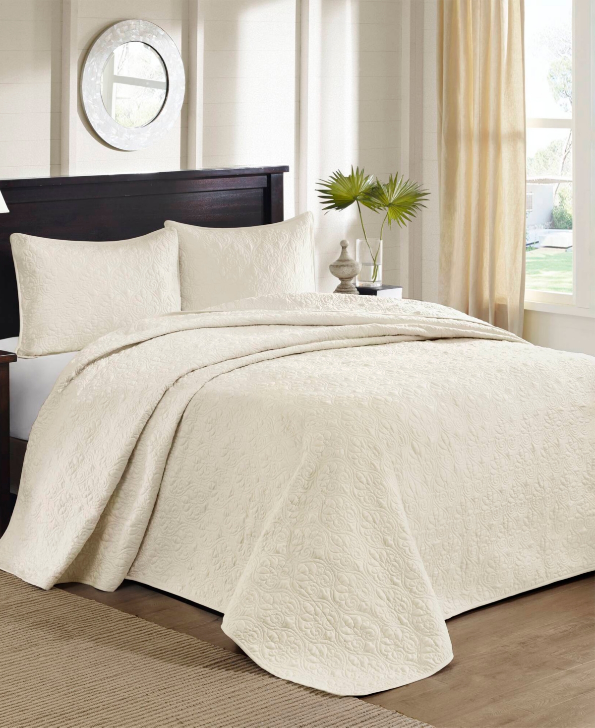 Click here for Madison Park Quebec Quilted 3-Pc. Bedspread Set  F... prices