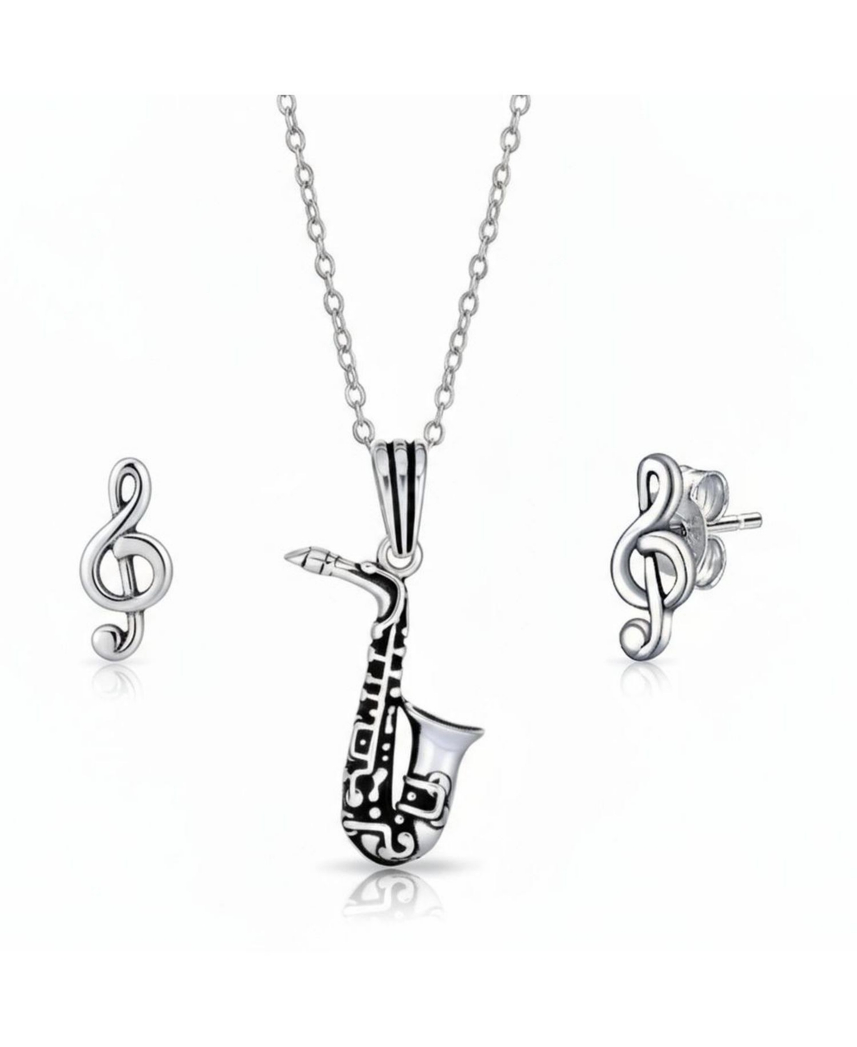 Click here for Bling Jewelry Music-Inspired Saxophone Pendant Nec... prices