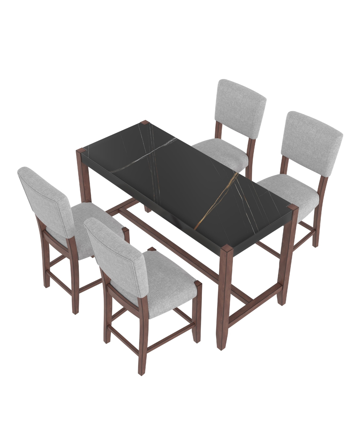 Click here for Casainc Mid-Century Modern 5-Piece Counter Height... prices