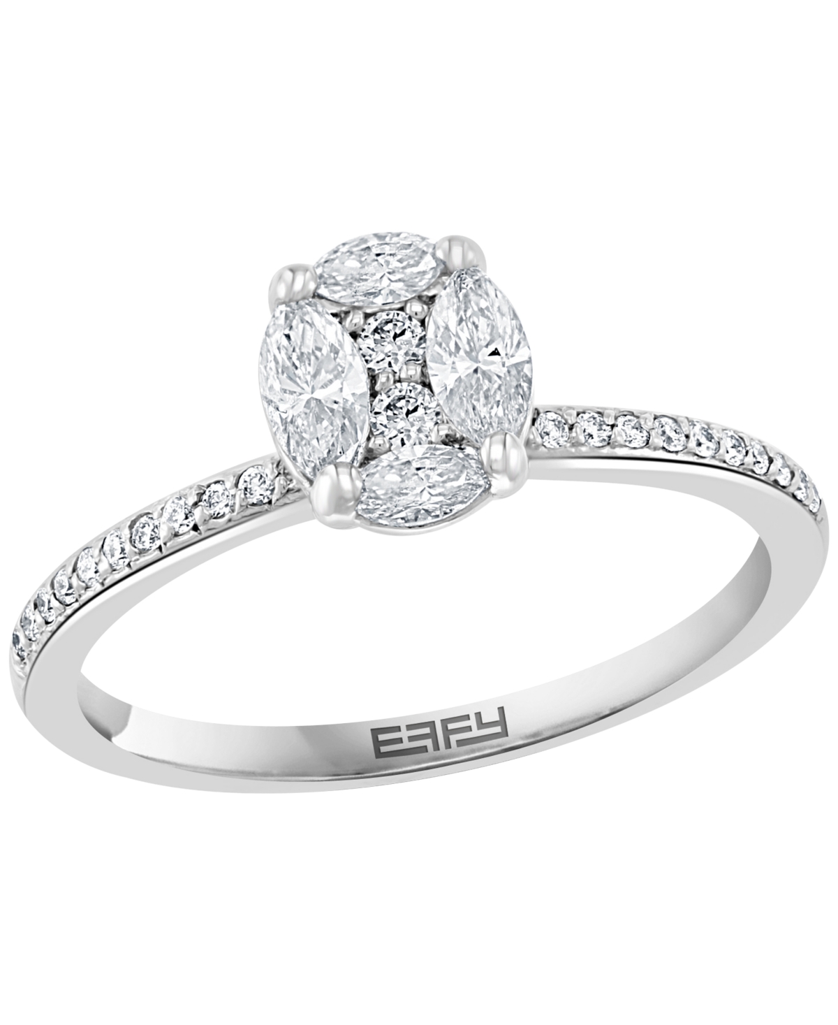 Click here for Effy Collection Diamond Ring (3/8 ct. t.w.) in 14k... prices