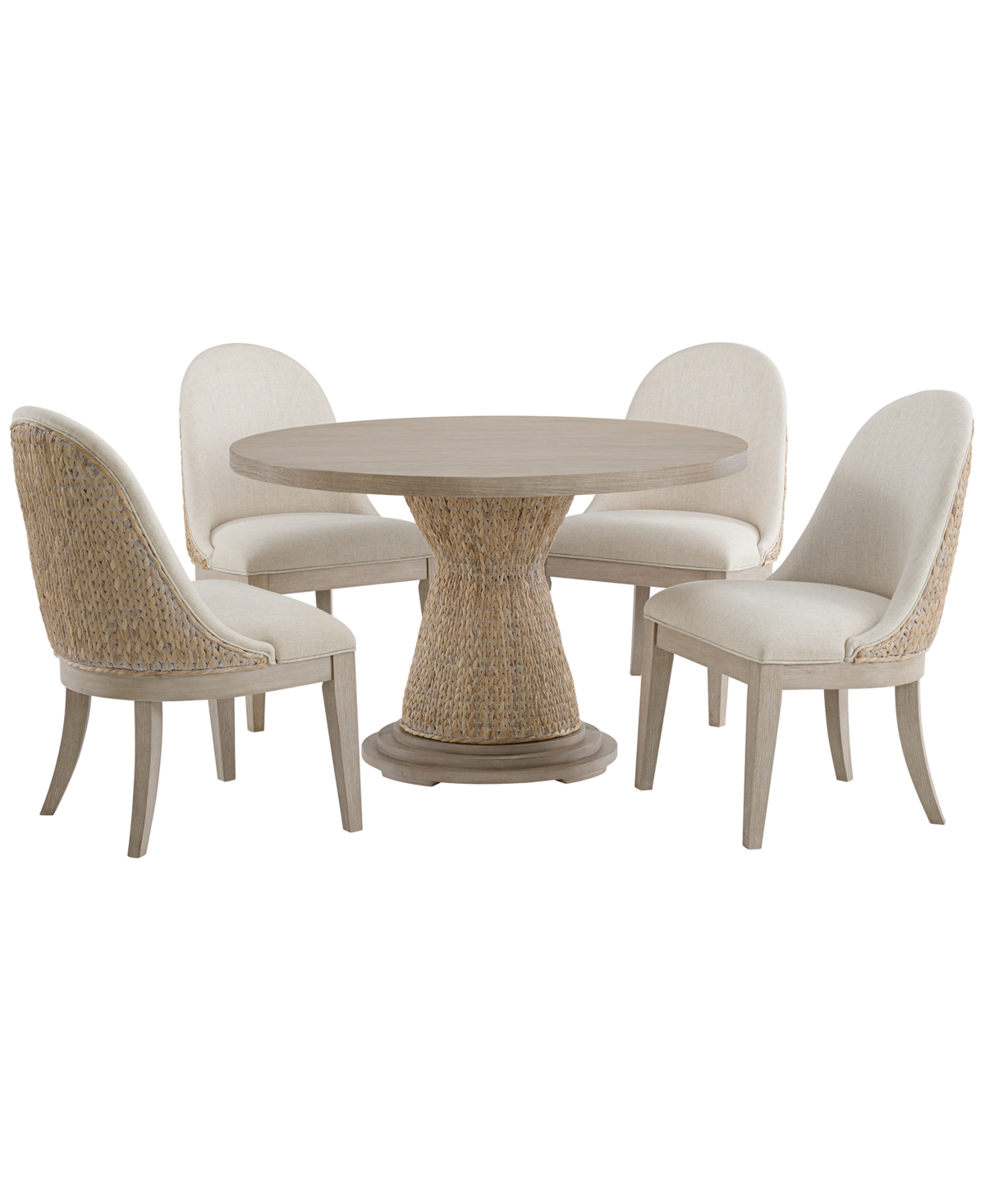 Click here for Furniture Sirena 5-Pc. Set Round Dining Table and... prices