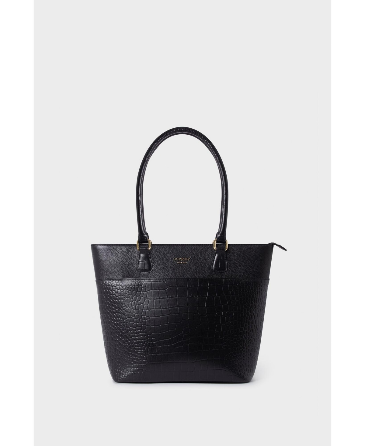 Click here for Osprey London The Kellie Leather Tote Bag - Black prices