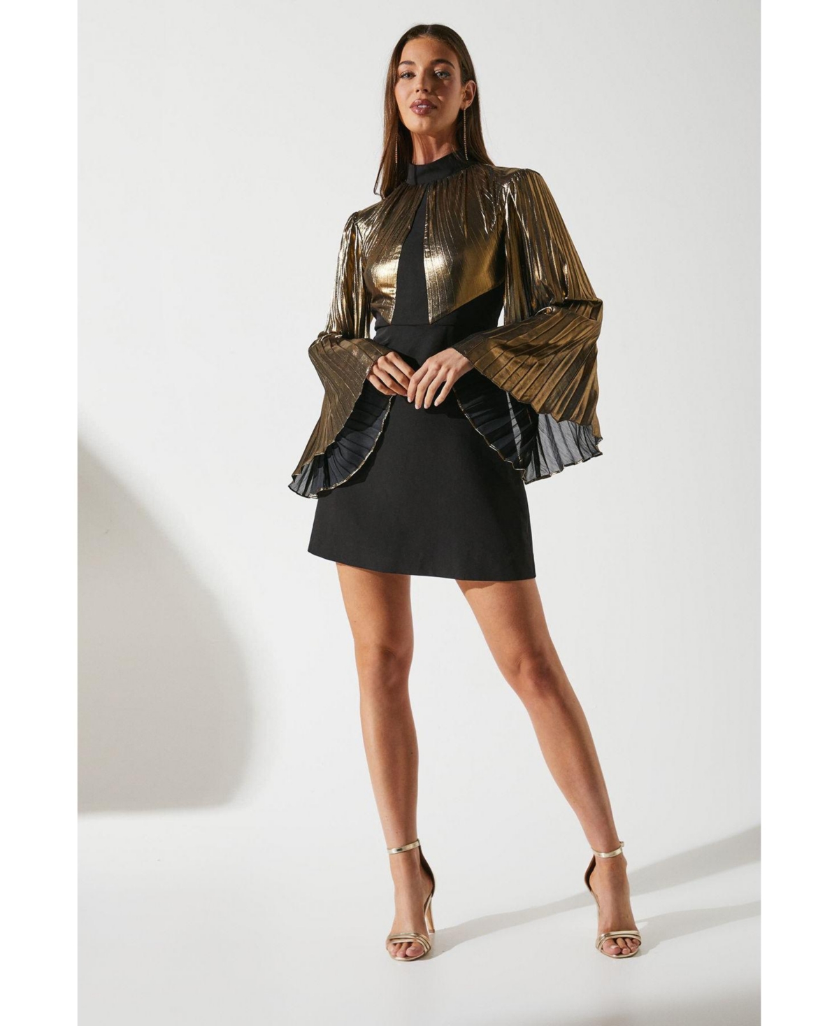 Click here for Coast Womens Party Metallic Long Sleeve Mini Dress... prices