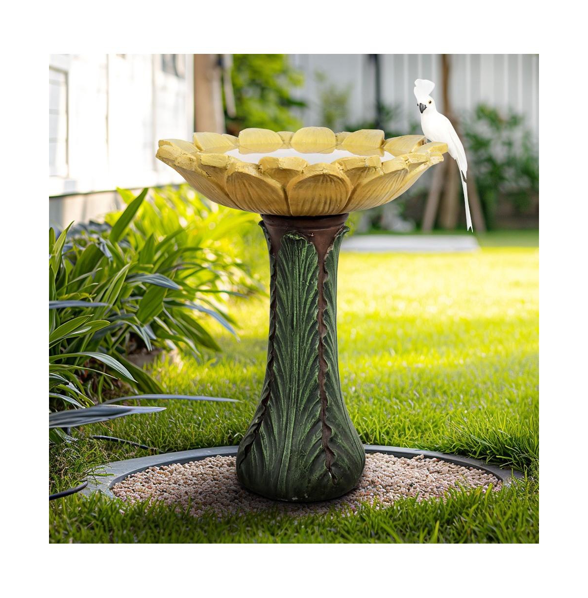 Click here for SunJet 24.4” Tall Outdoor Concrete Bird Bat... prices