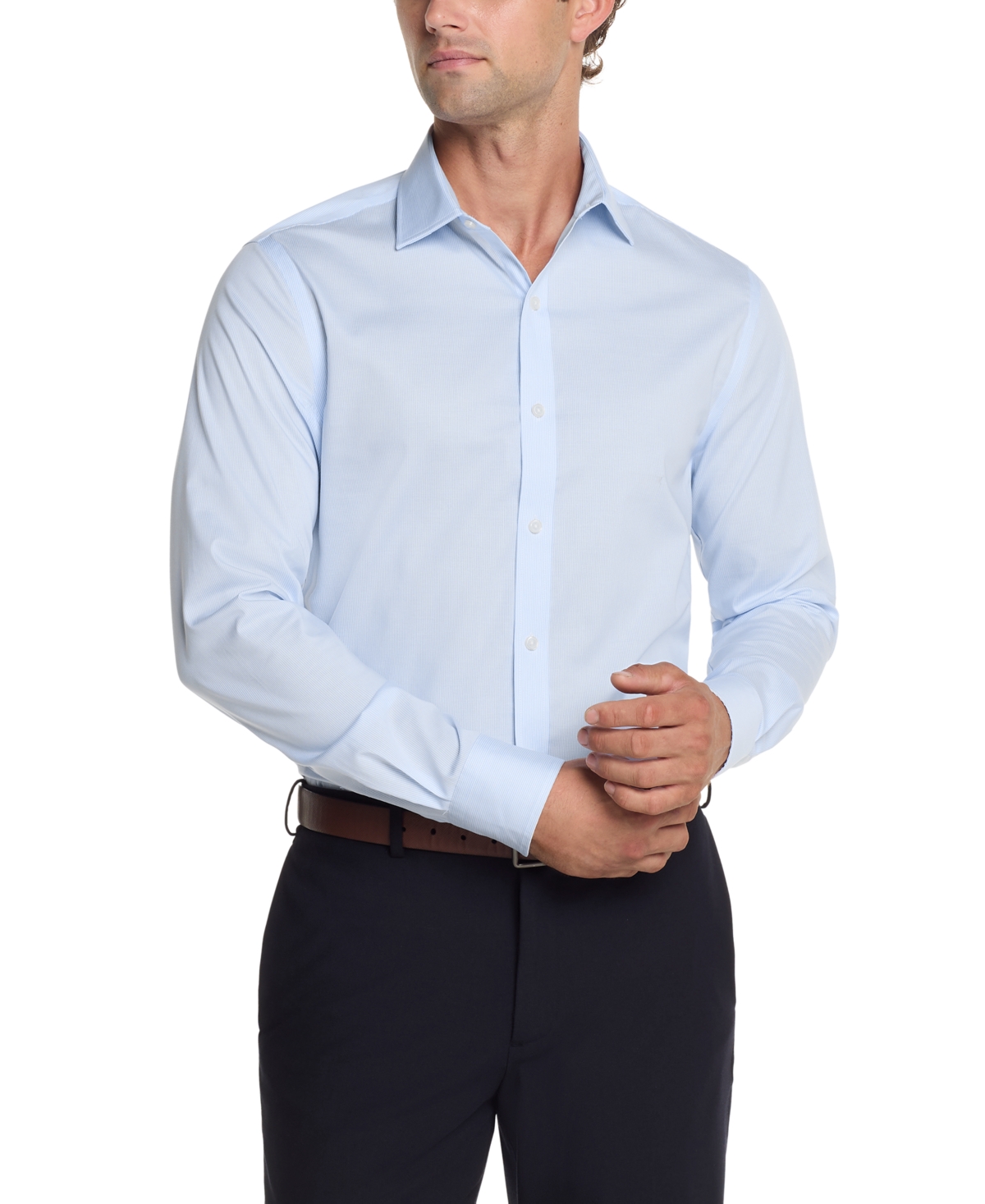 Click here for Tommy Hilfiger Flex Spread Collar Slim-Fit Dress S... prices