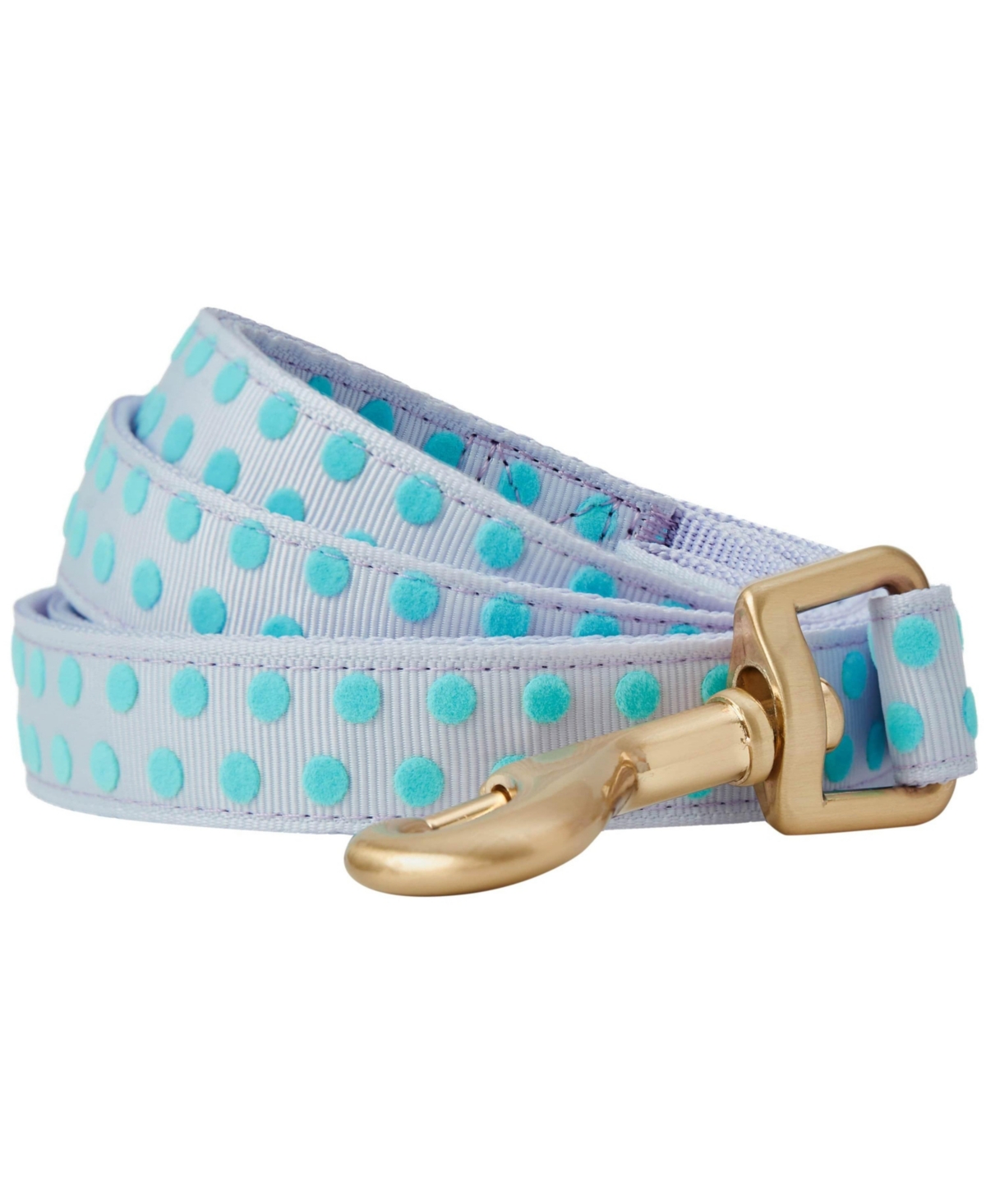 Click here for Blueberry Pet Velvety Polka Dot Dog Leash with wit... prices