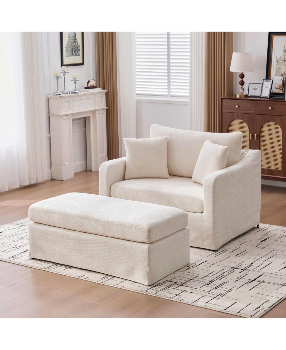 Click here for Streamdale Modern Upholstered Farmhouse Chair & Ot... prices