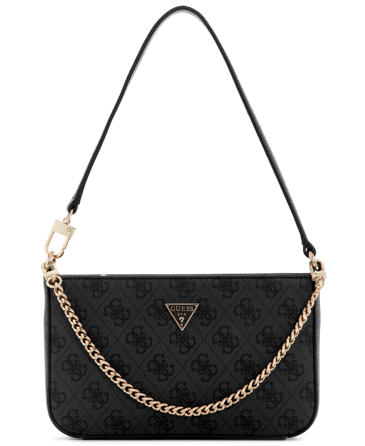 Click here for Guess Noelle Ii Small Top Zip Shoulder Bag - Coal... prices